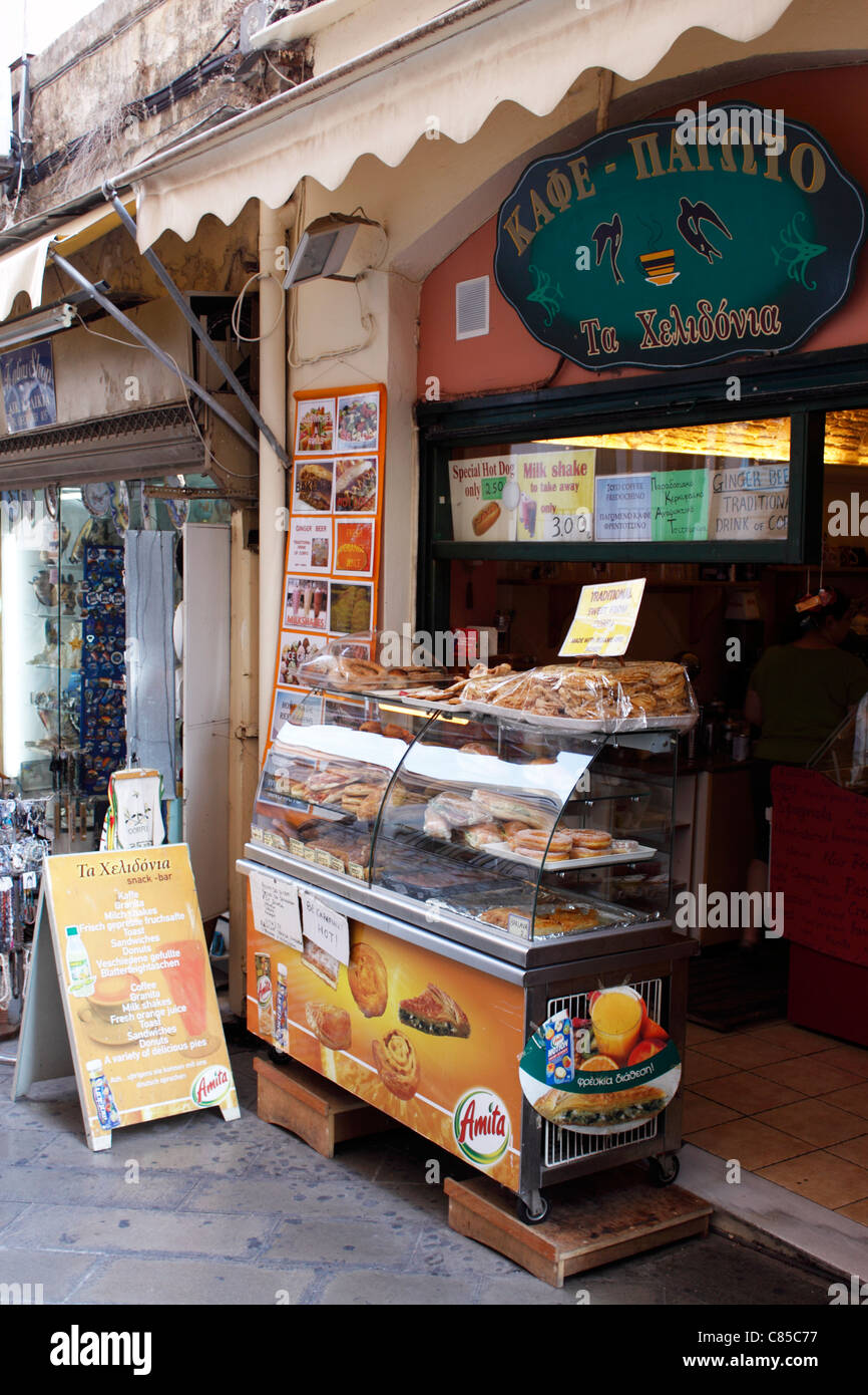 Greek bakery counter hi-res stock photography and images - Alamy