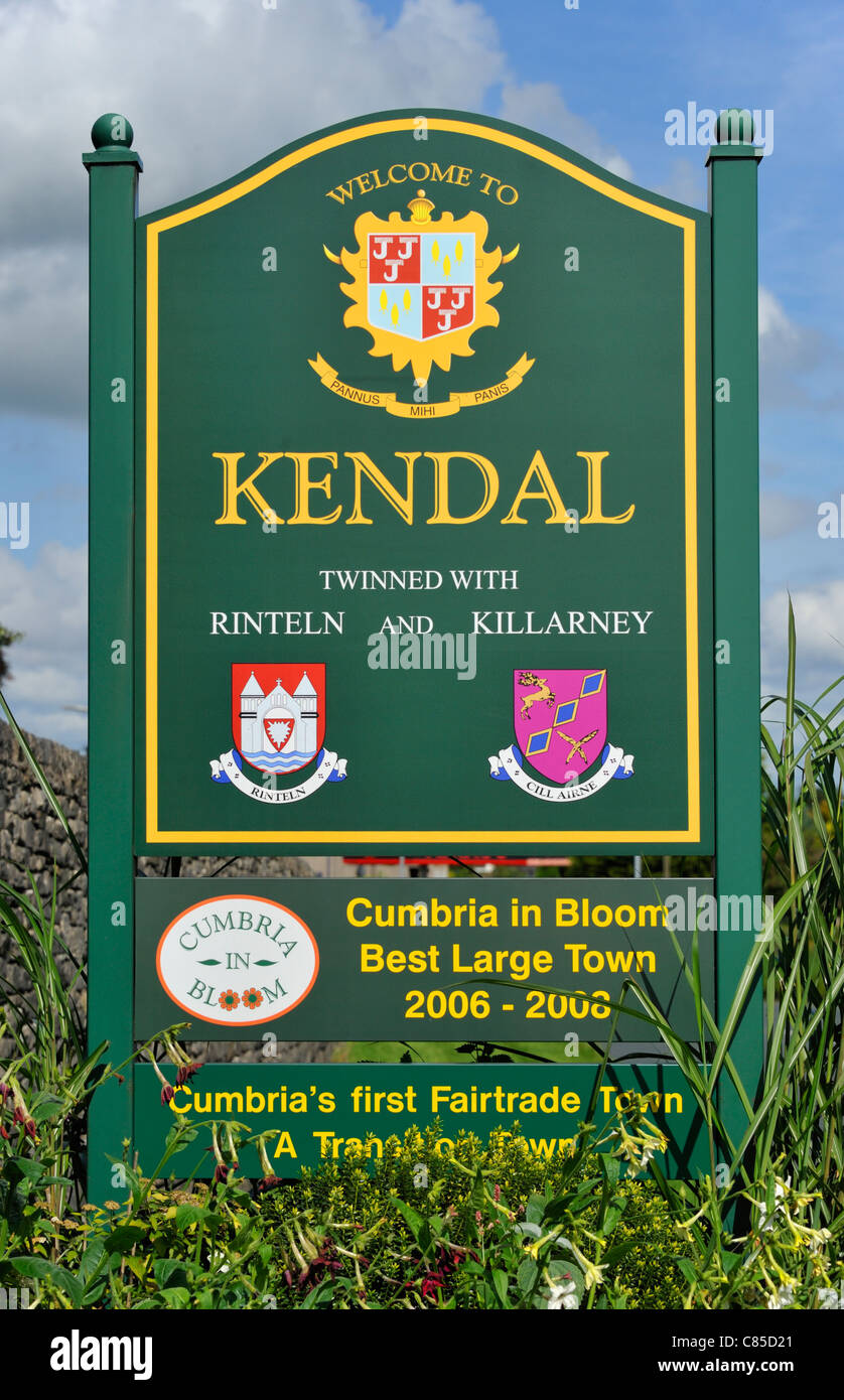 Welcome To Cumbria Sign High Resolution Stock Photography and Images ...