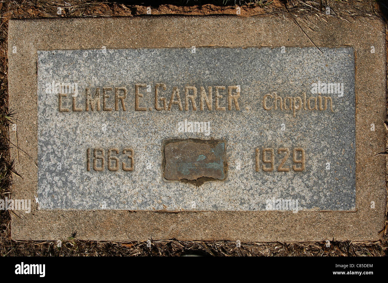ELMER E. GARNER SHOWMEN'S REST AT THE EVERGREEN MEMORIAL PARK BOYLE ...