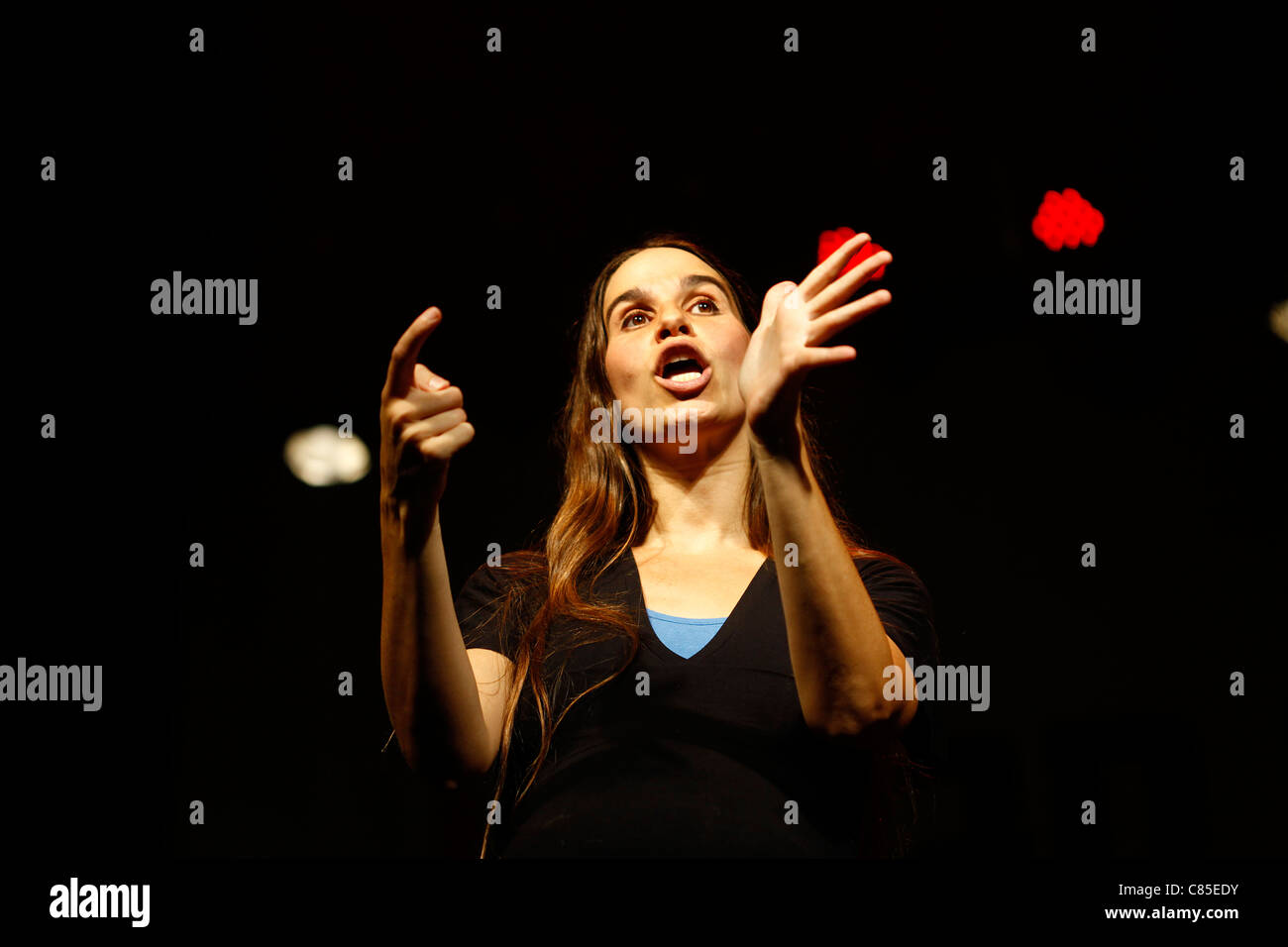 Deaf sign language interpreter hi-res stock photography and images - Alamy