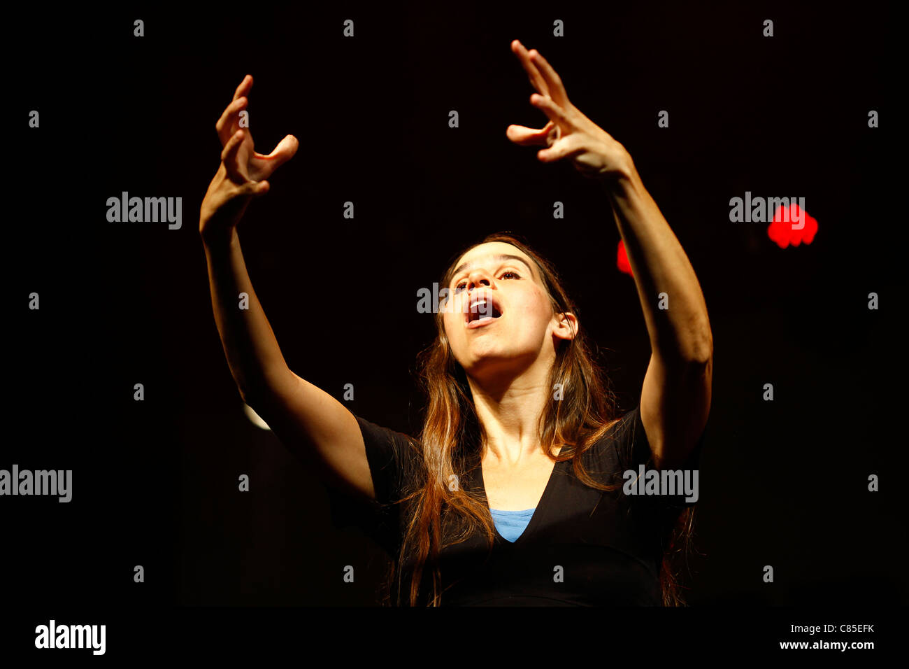 Deaf sign language interpreter hi-res stock photography and images - Alamy