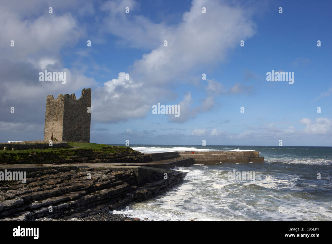 o'dowds rosslea castle and easkey pier easkey county sligo republic of ...