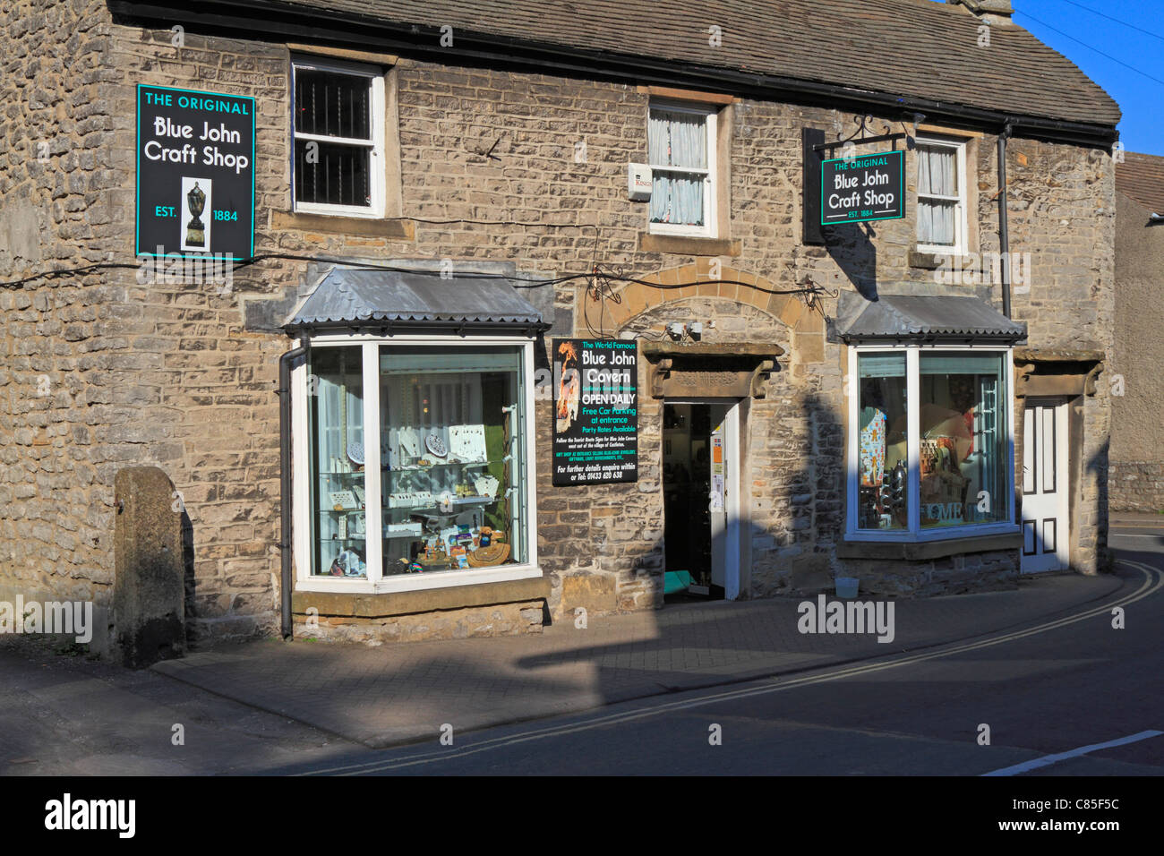 The Original Blue John Stone Craft Shop In Castleton Derbyshire Peak