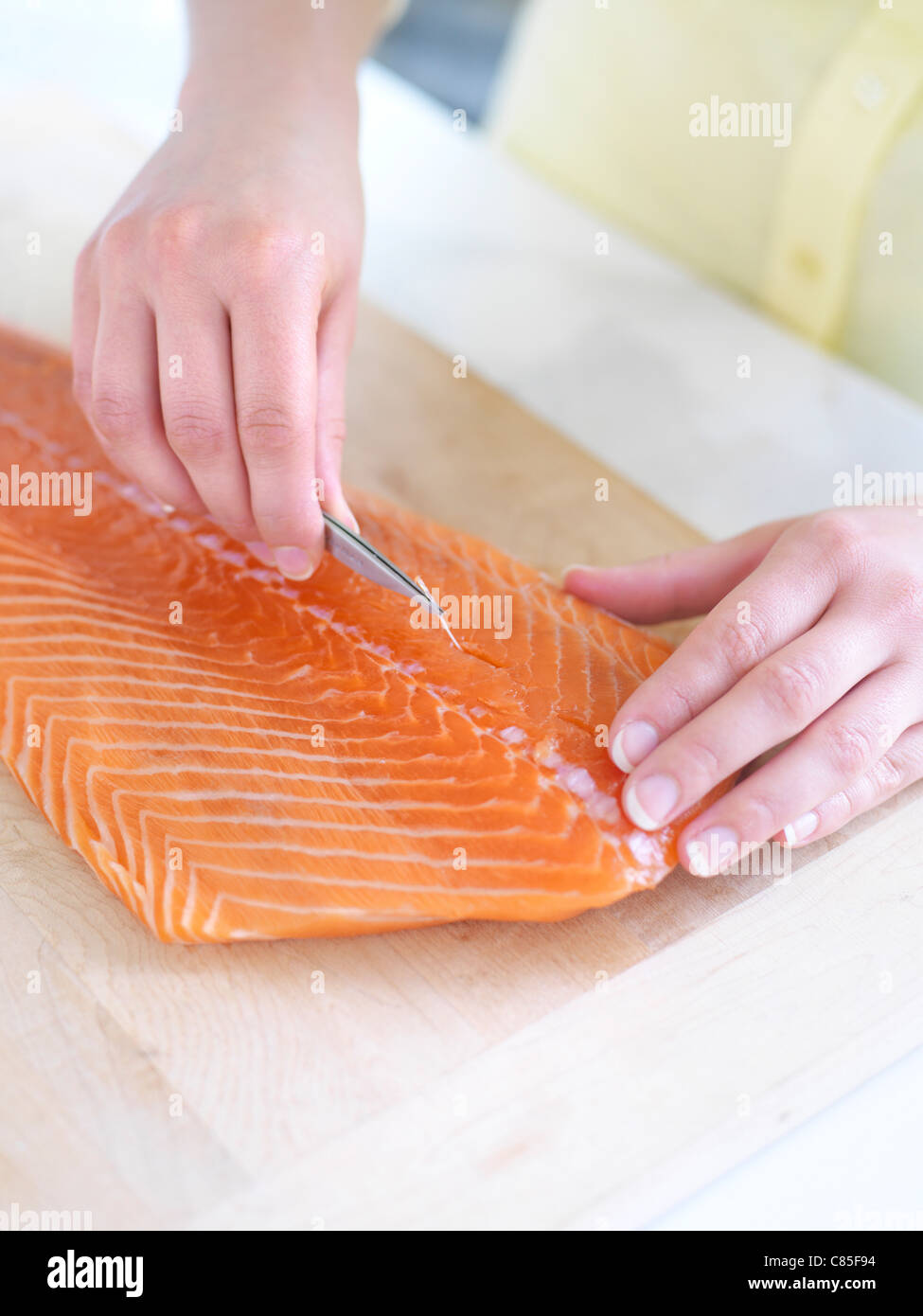 Fish bone removal hi-res stock photography and images - Alamy