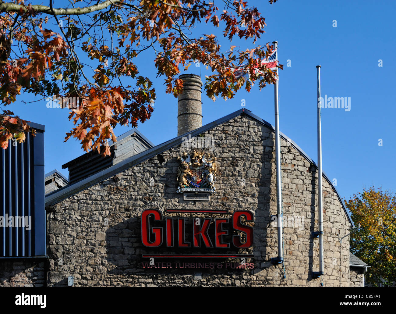 Factory of Gilbert Gilkes and Gordon Ltd. Canal Head, Kendal, Cumbria ...