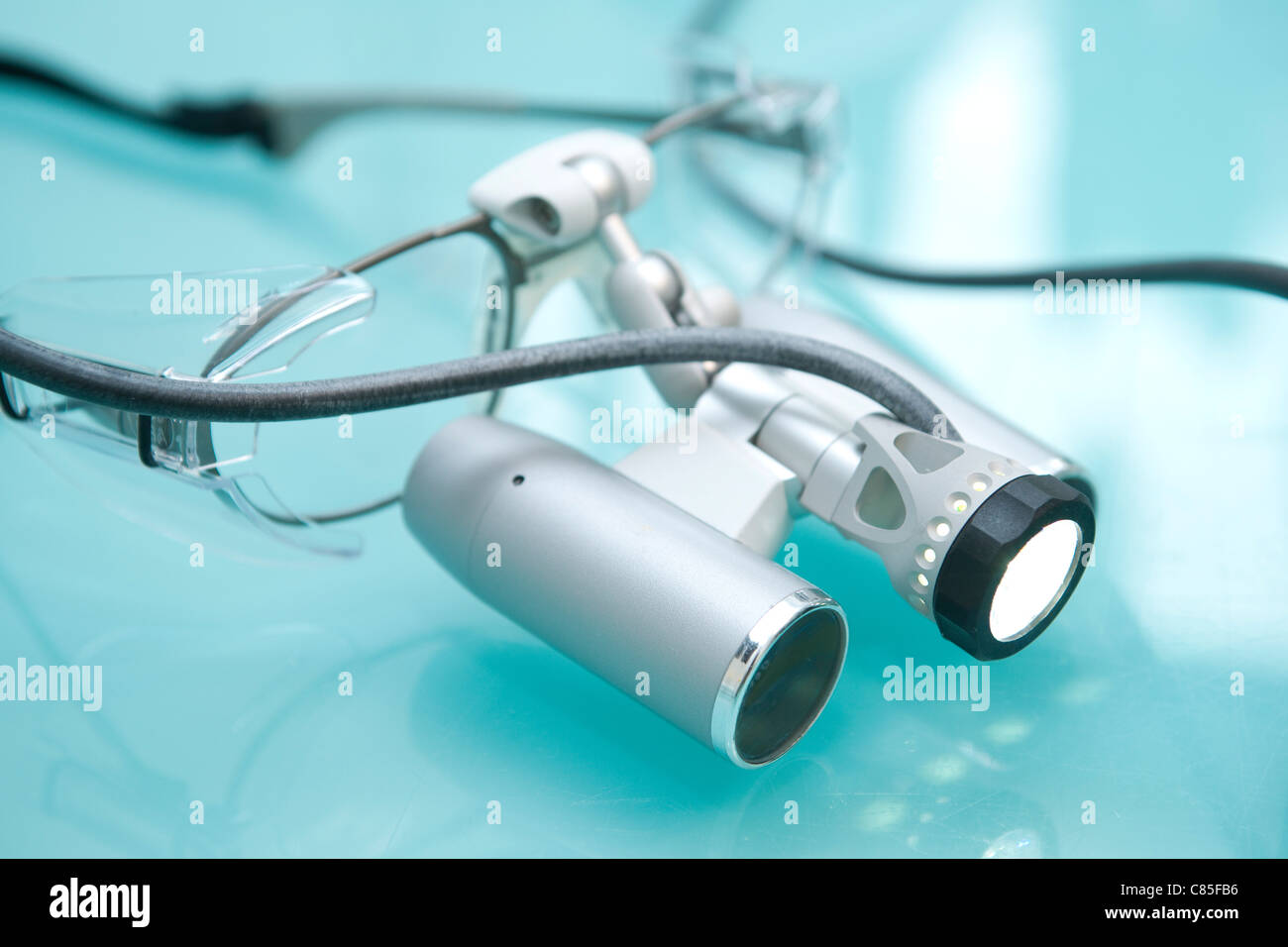 Medical Magnifying Eyeglasses Stock Photo - Alamy