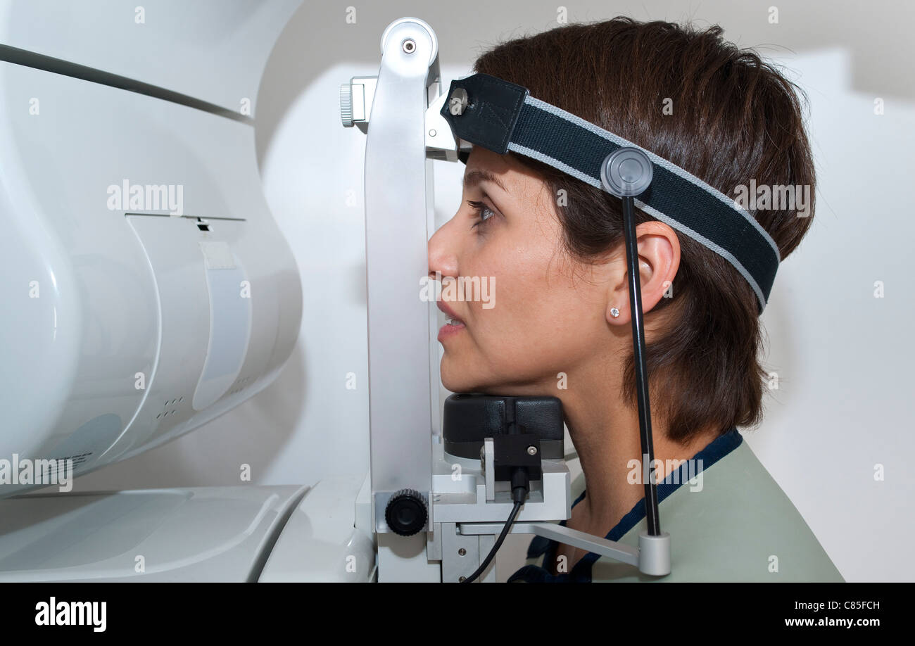 Woman getting Dental X-Ray Stock Photo - Alamy
