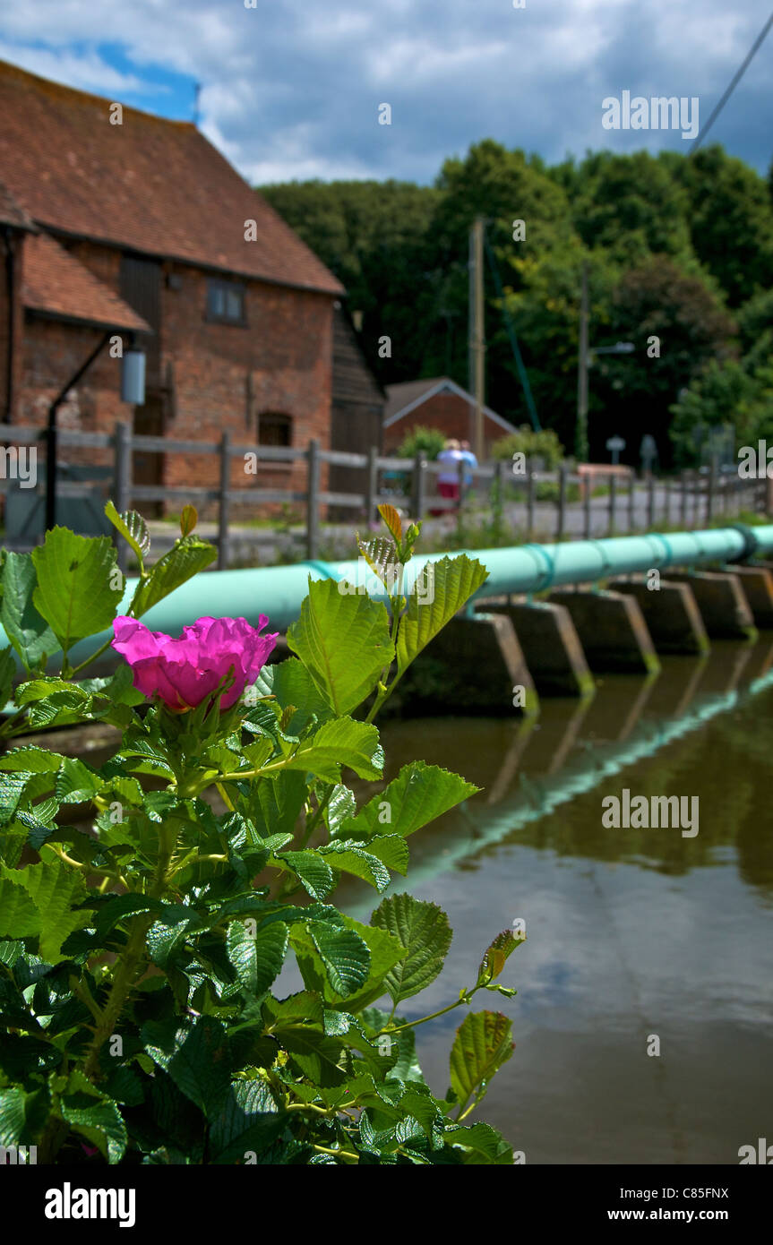 Eling Reach Hampshire UK Tide Mill Stock Photo - Alamy