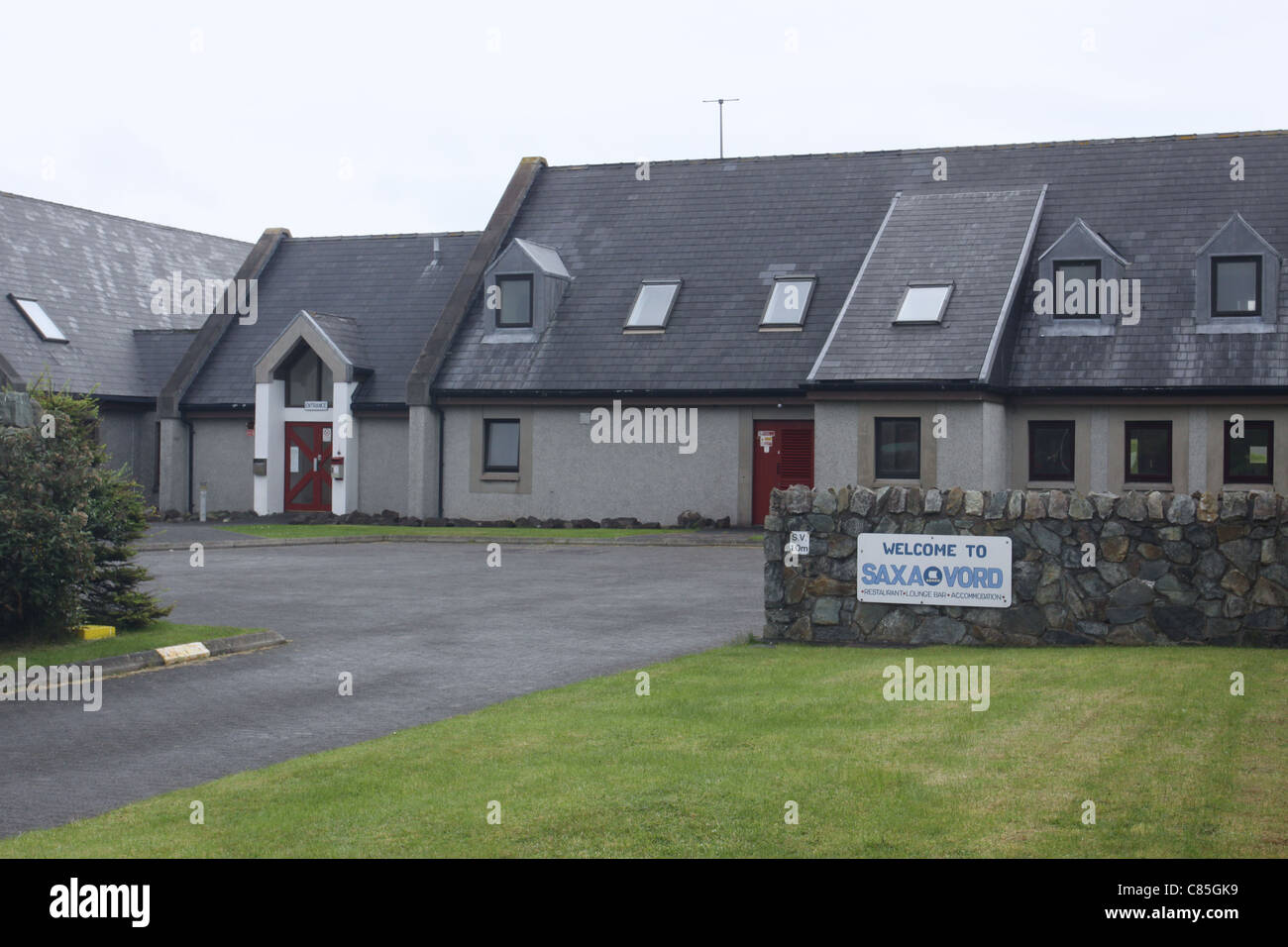 Saxa Vord Resort Unst Shetland Islands Scotland September 2011 Stock ...