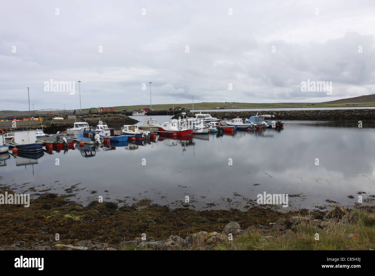 Boats baltasound unst shetland islands hi-res stock photography and ...