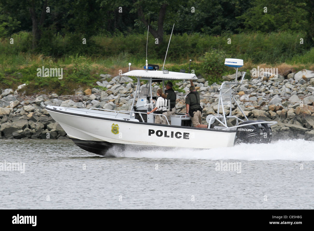 Environmental police boat hi-res stock photography and images - Alamy