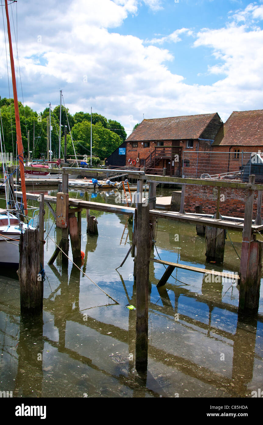 Eling Reach Hampshire UK Tide Mill Stock Photo - Alamy