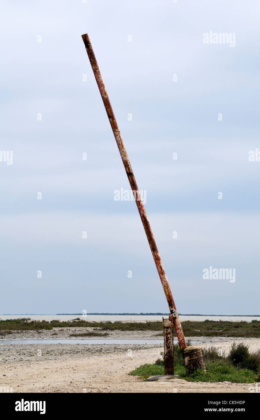 Rusted Barrier Bar Stock Photo - Alamy