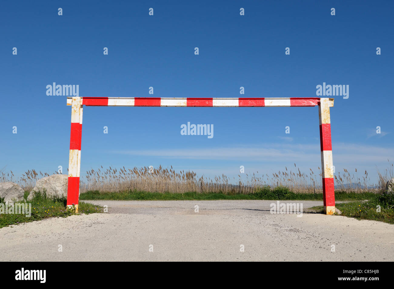 Security barrier and camera hi-res stock photography and images - Alamy