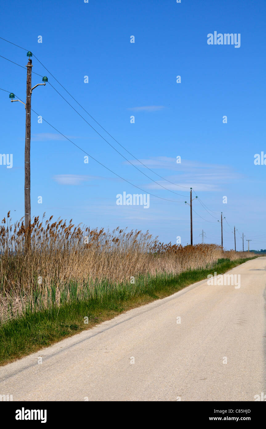 Paved road below hi-res stock photography and images - Alamy