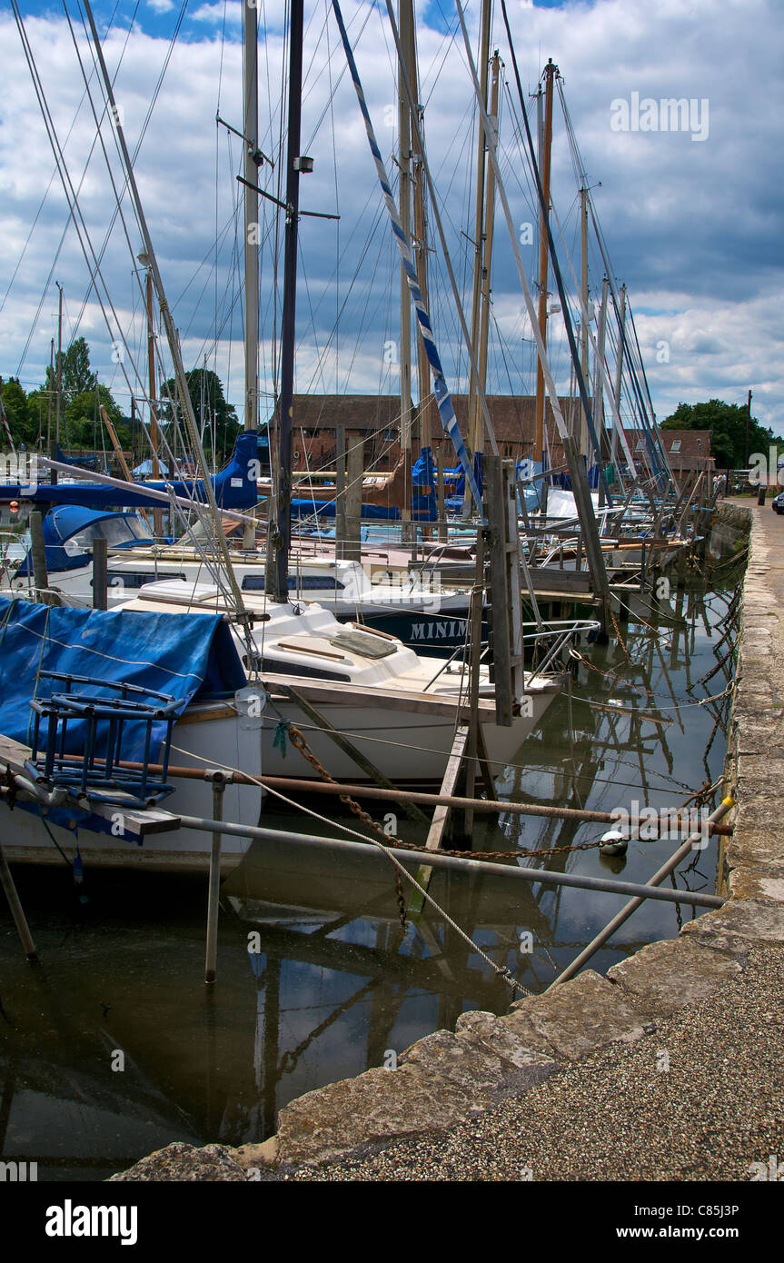 Eling Reach Hampshire UK Tide Mill Stock Photo - Alamy