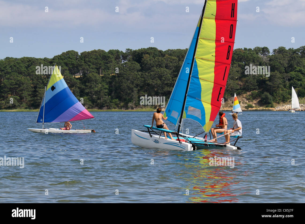 Boating on the Bay Stock Photo - Alamy