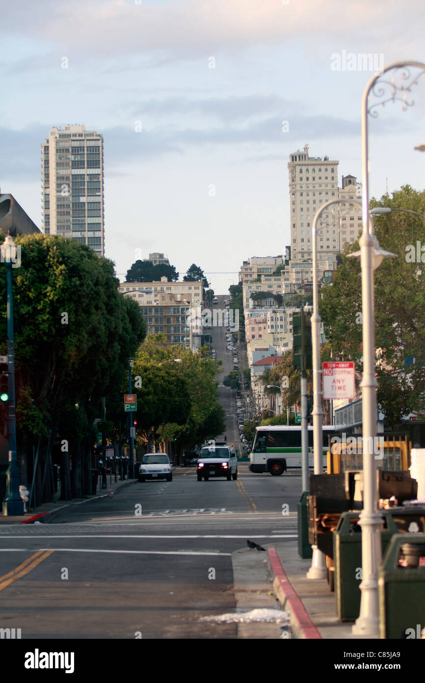 Jefferson and taylor Street. Looking south into Taylor Street Stock ...