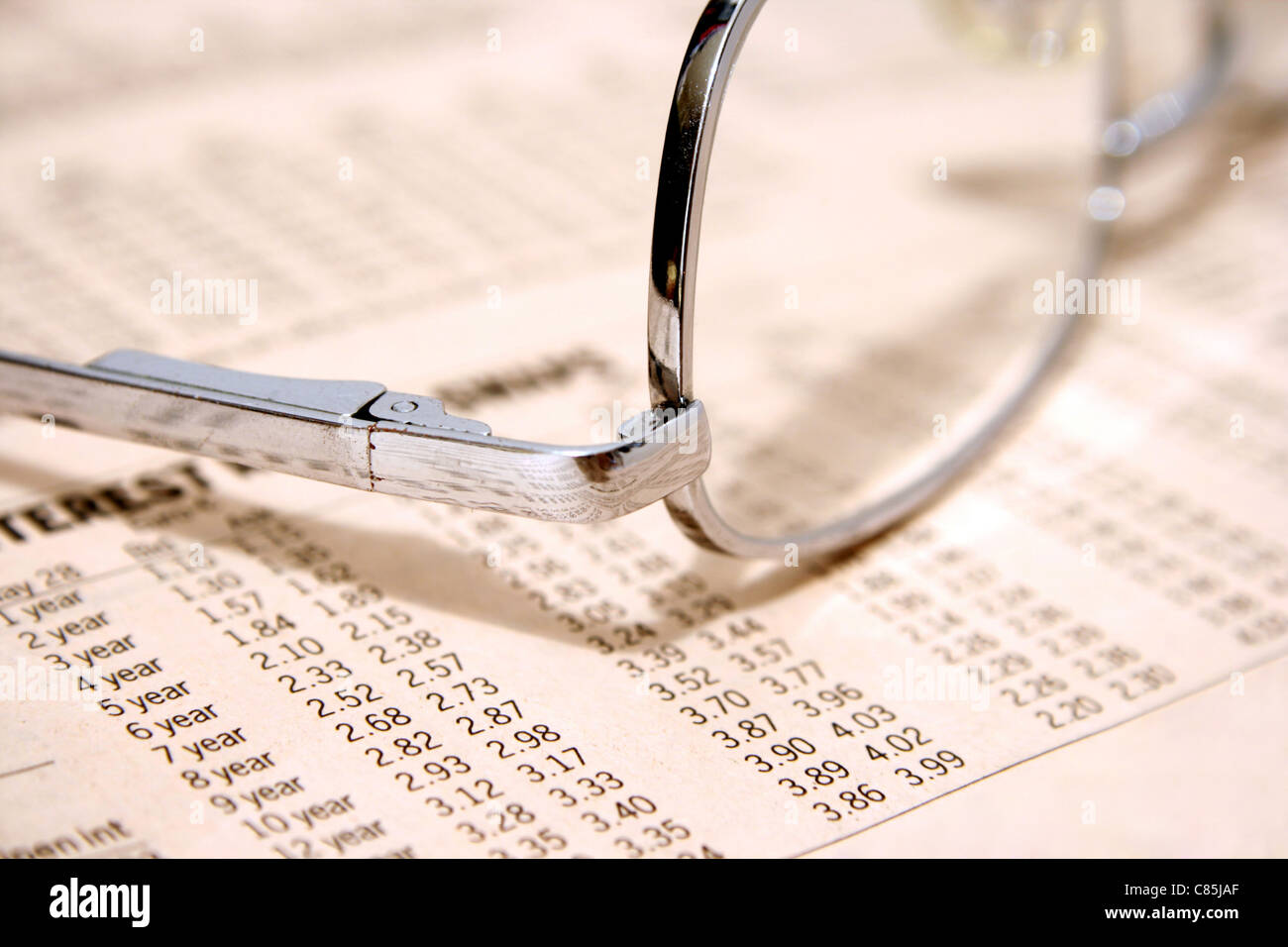 Interest rates analyzing hi-res stock photography and images - Alamy