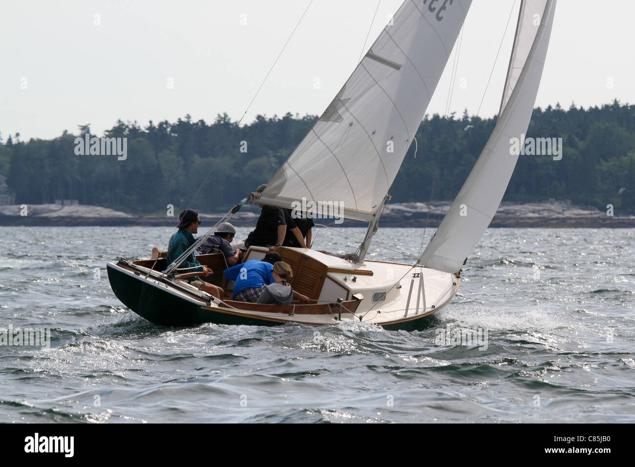 Sailing with a fresh breeze Stock Photo - Alamy