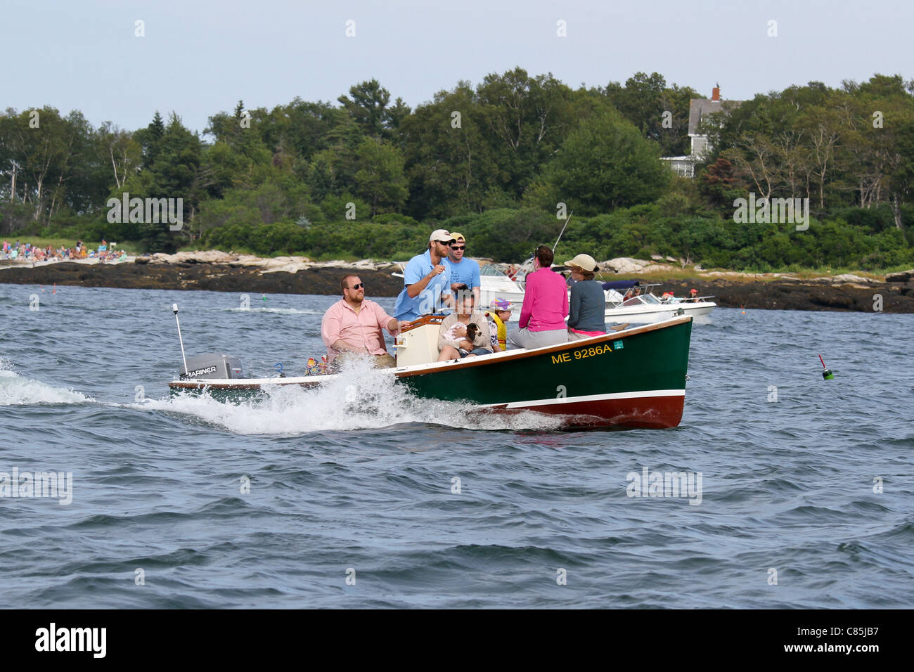 Small motorboat underway hi-res stock photography and images - Alamy