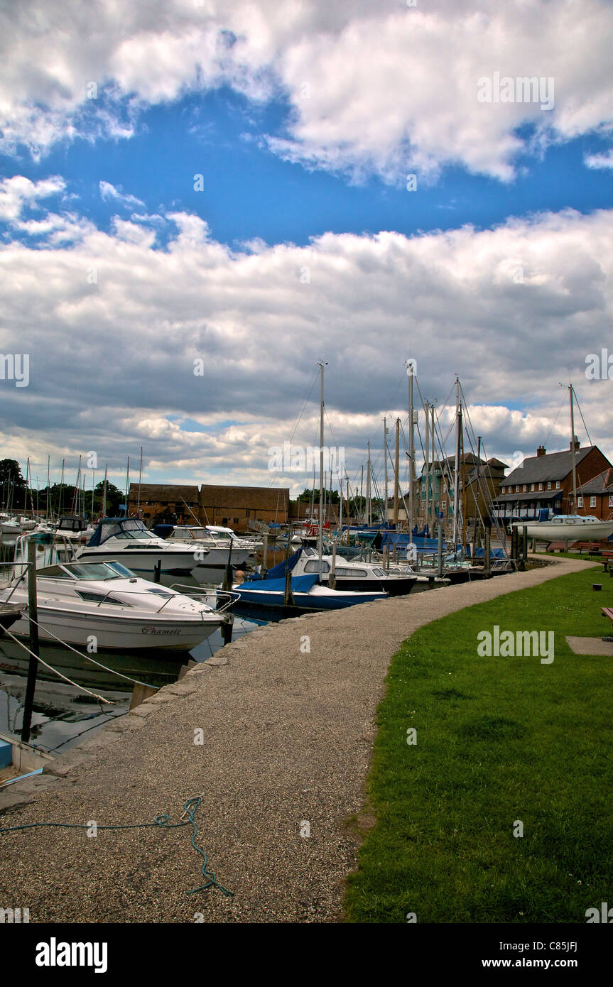 Eling Reach Hampshire UK Tide Mill Stock Photo - Alamy