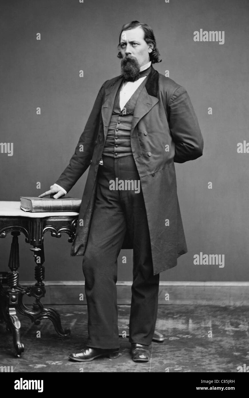 Vintage portrait photo of Ward Hill Lamon (1828 - 1893) - friend and ...