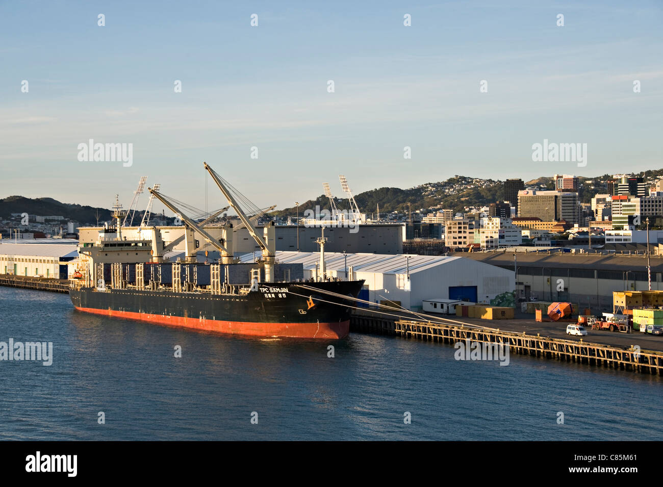 The Bulk Carrier Ship TPC Samjin now Called Diana Berthed at the ...