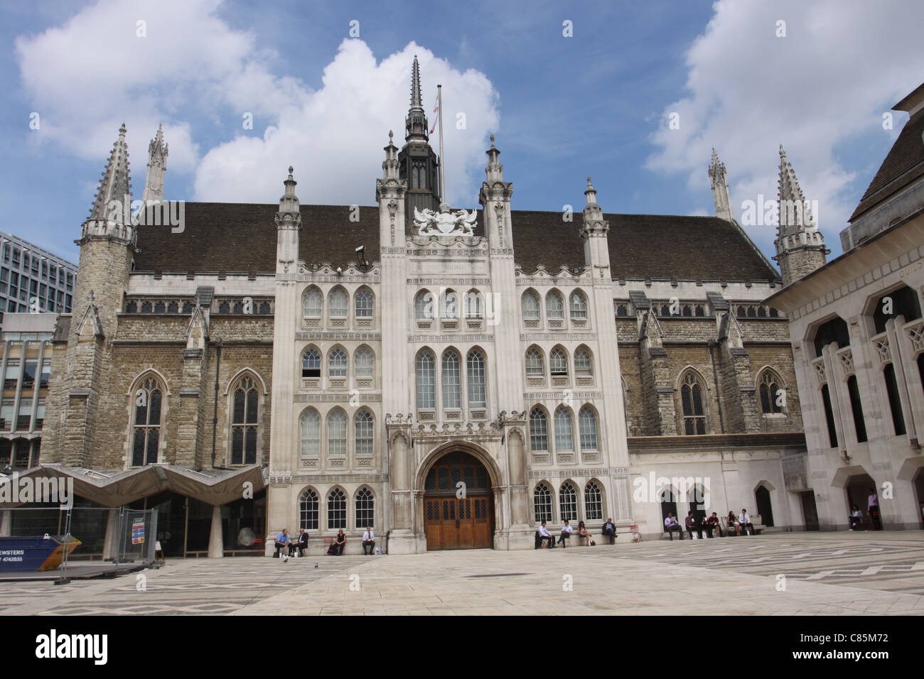 Exterior of Guildhall London England August 2011 Stock Photo - Alamy