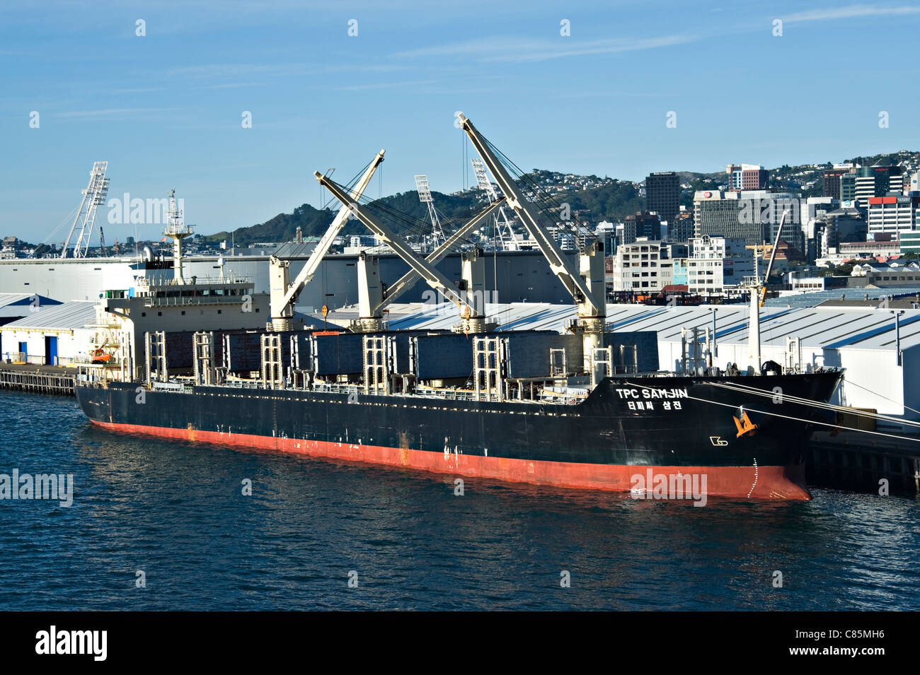 The Bulk Carrier Ship TPC Samjin now Called Diana Berthed at the ...