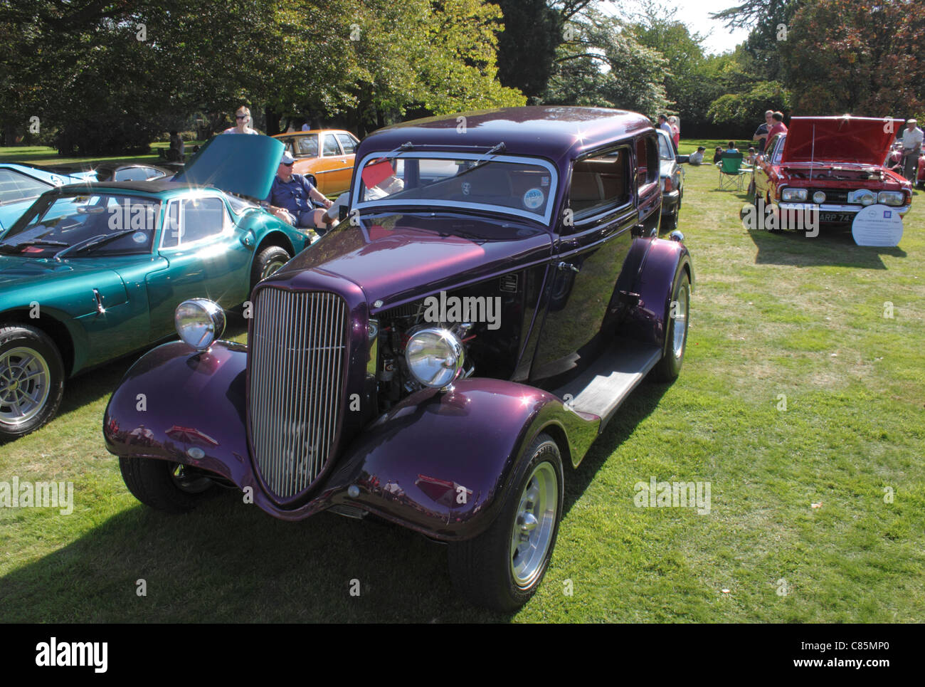 Vintage Ford car at the ATCCC Putteridge Bury Classic Car Show 2011 ...