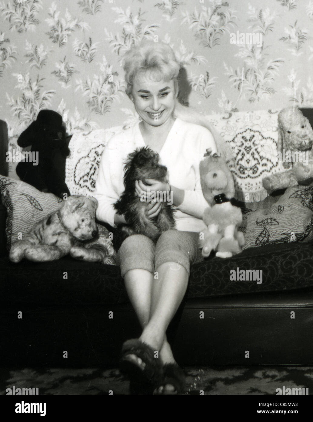 BARBARA WINDSOR English film and TV actress about 1954 Stock Photo - Alamy