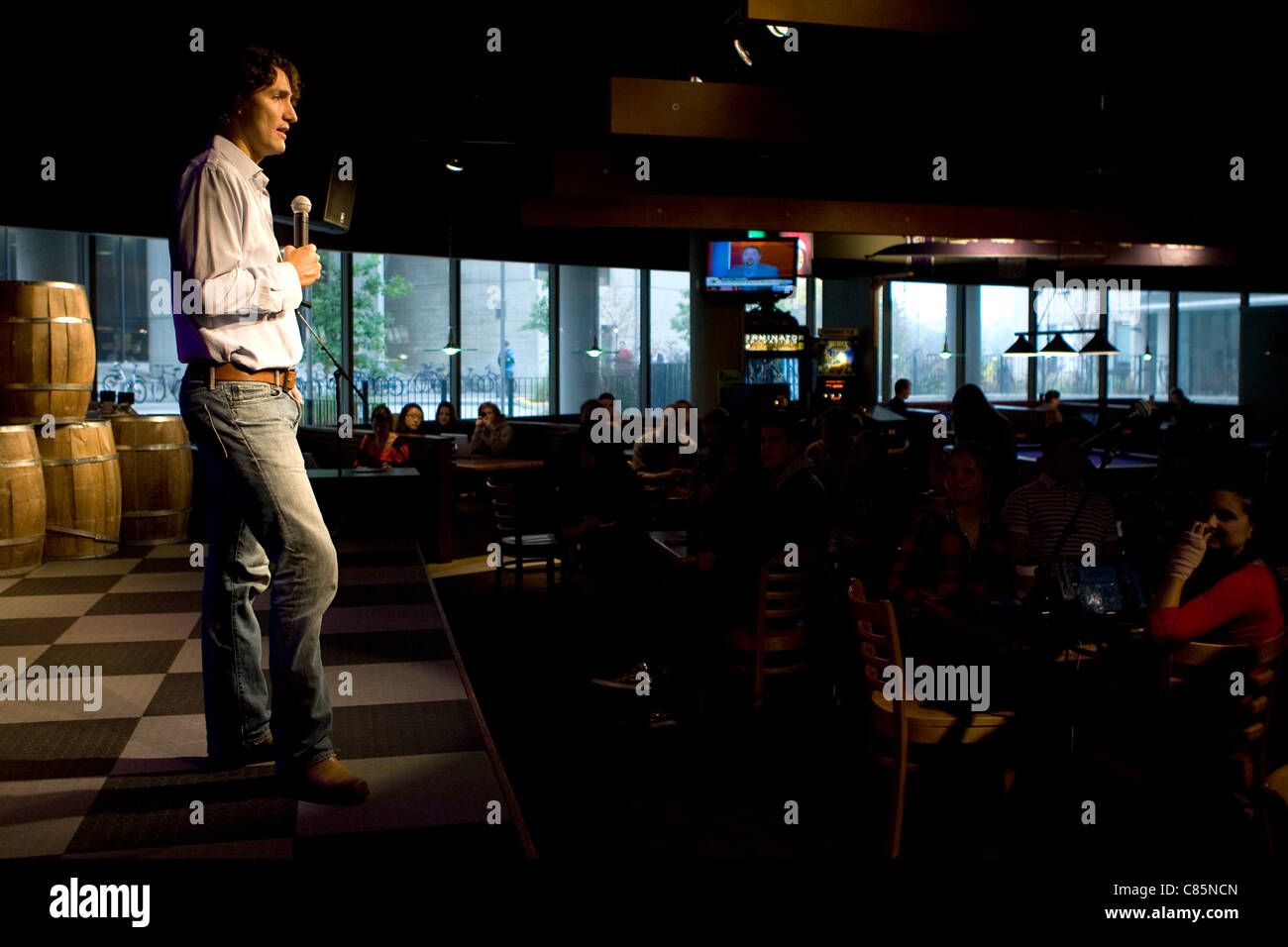 Pierre trudeau and justin trudeau hi-res stock photography and images ...