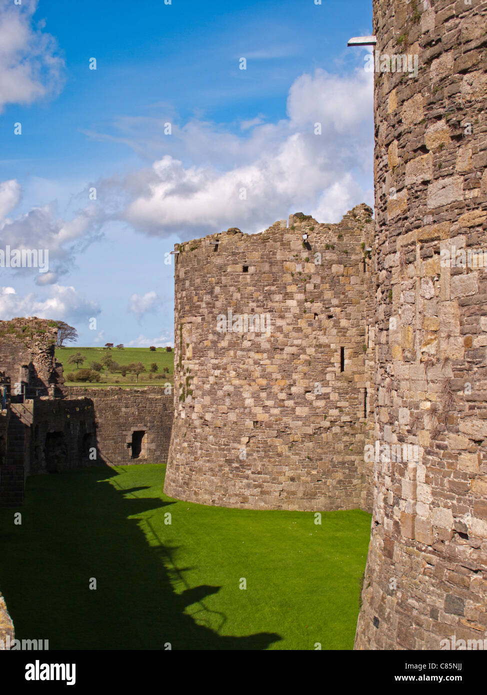 Beaumaris Castle, Wales Stock Photo - Alamy