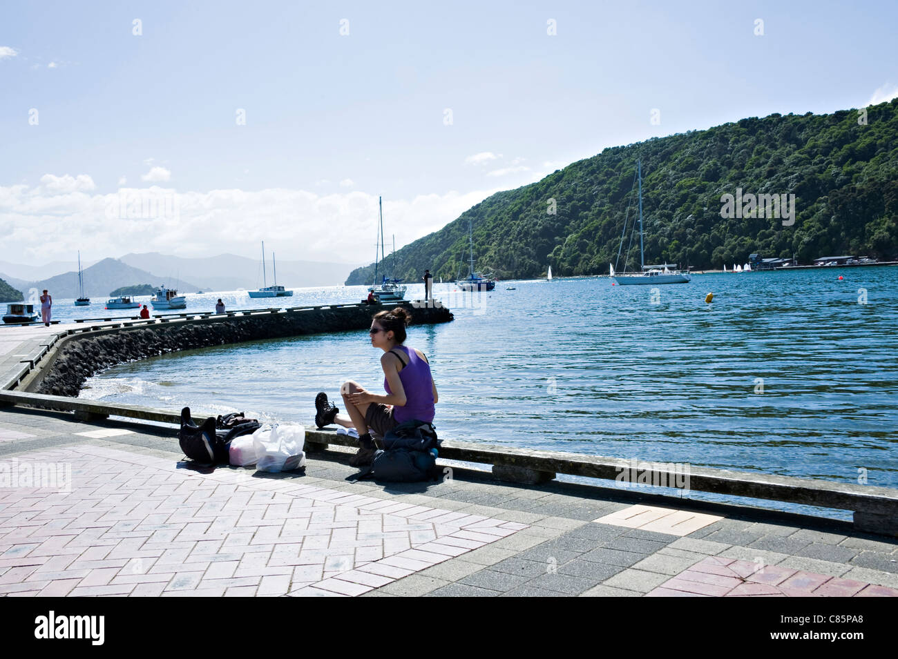 Curved pier hi-res stock photography and images - Alamy