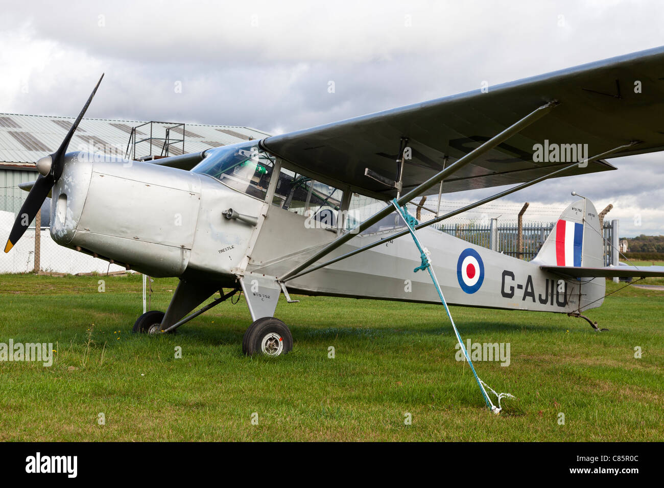 Auster J-1 Autocrat reg. G-AJIU, at Netherthorpe Stock Photo - Alamy