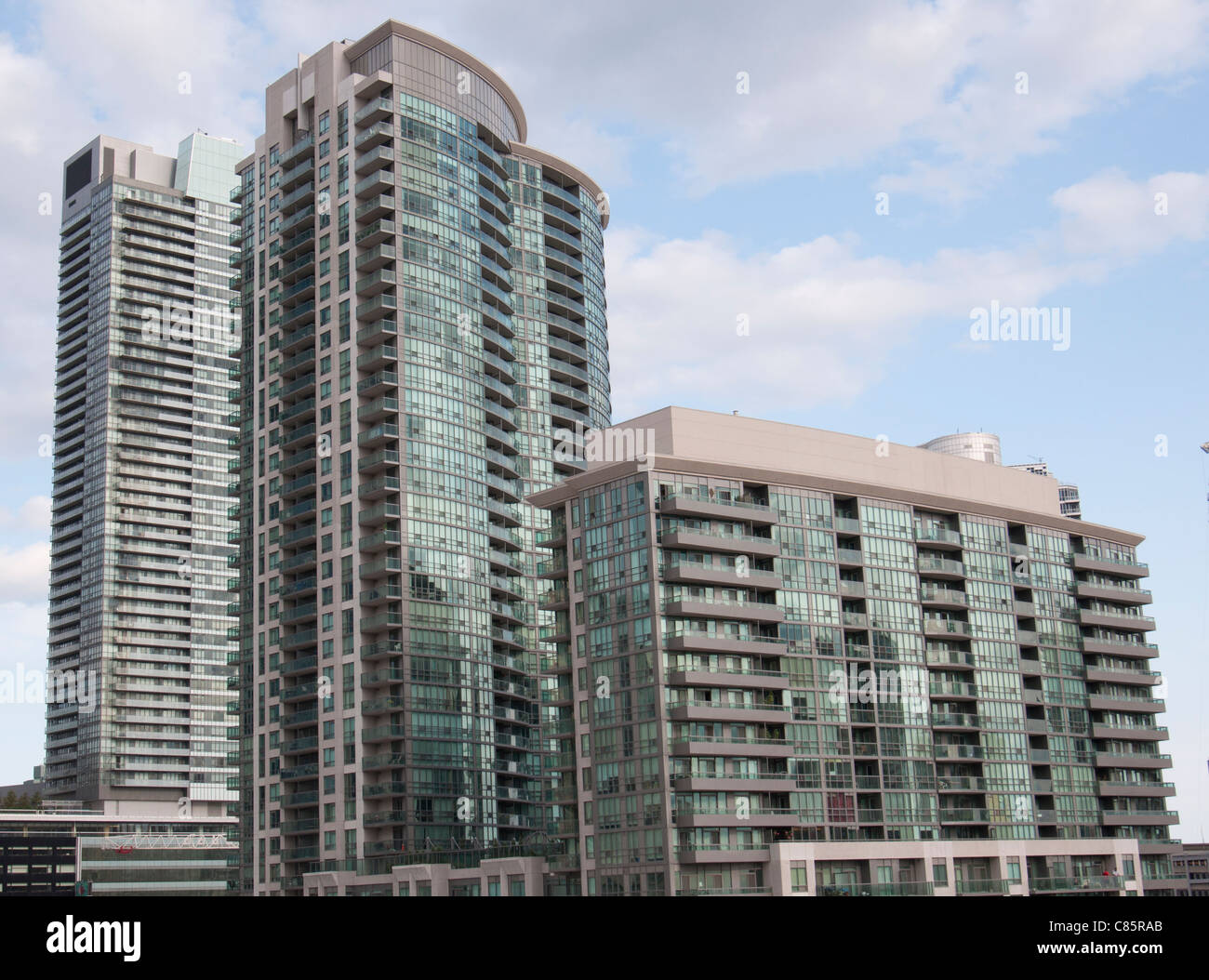 Three condos from downtown Toronto Stock Photo - Alamy