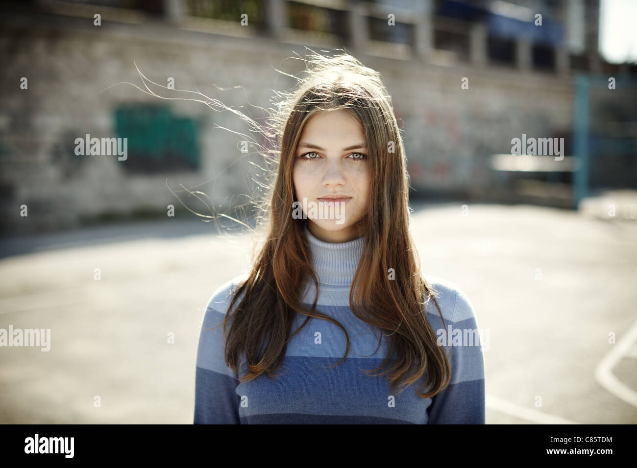 sunny day portrait Stock Photo - Alamy