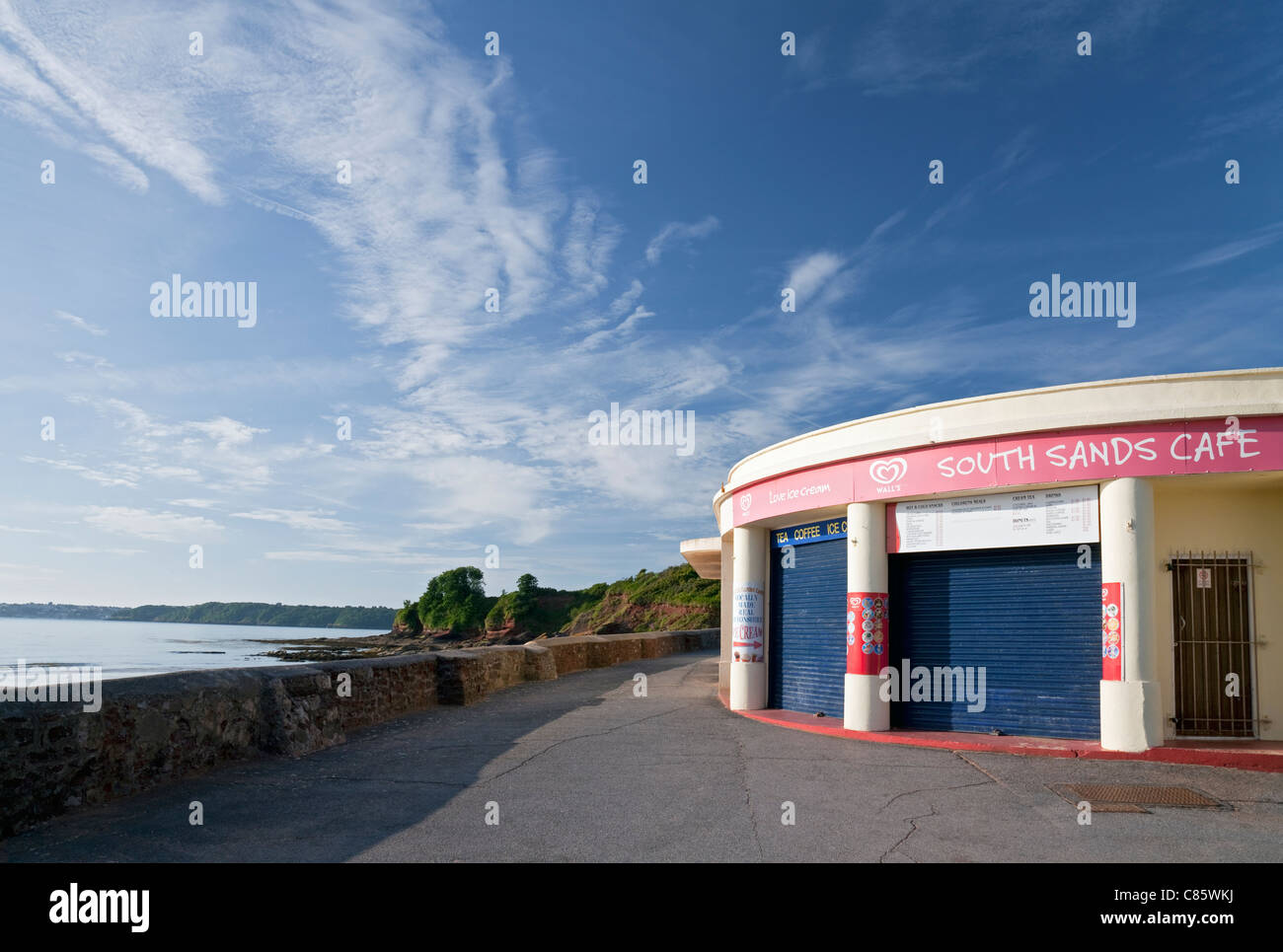 Goodrington sands paignton devon beach seaside sea england hi-res stock ...
