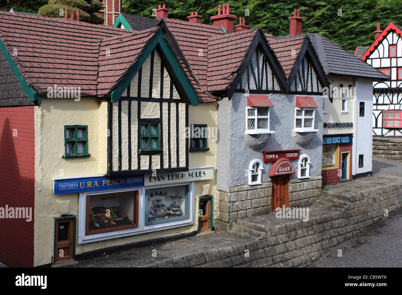 Bekonscot model village and railway, Beaconsfield, Buckinghamshire, UK ...