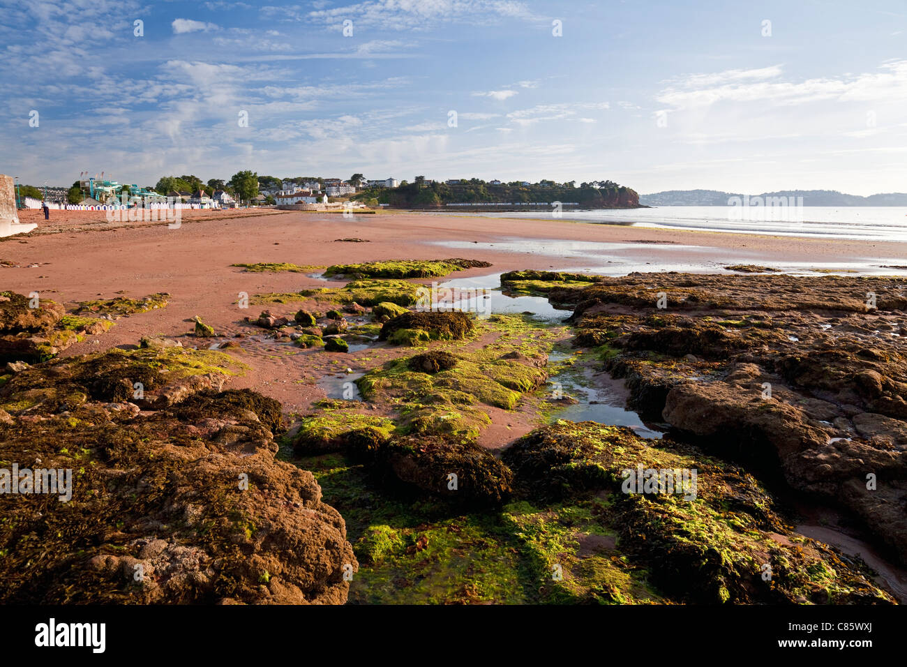 Goodrington beach on the english riviera hi-res stock photography and ...