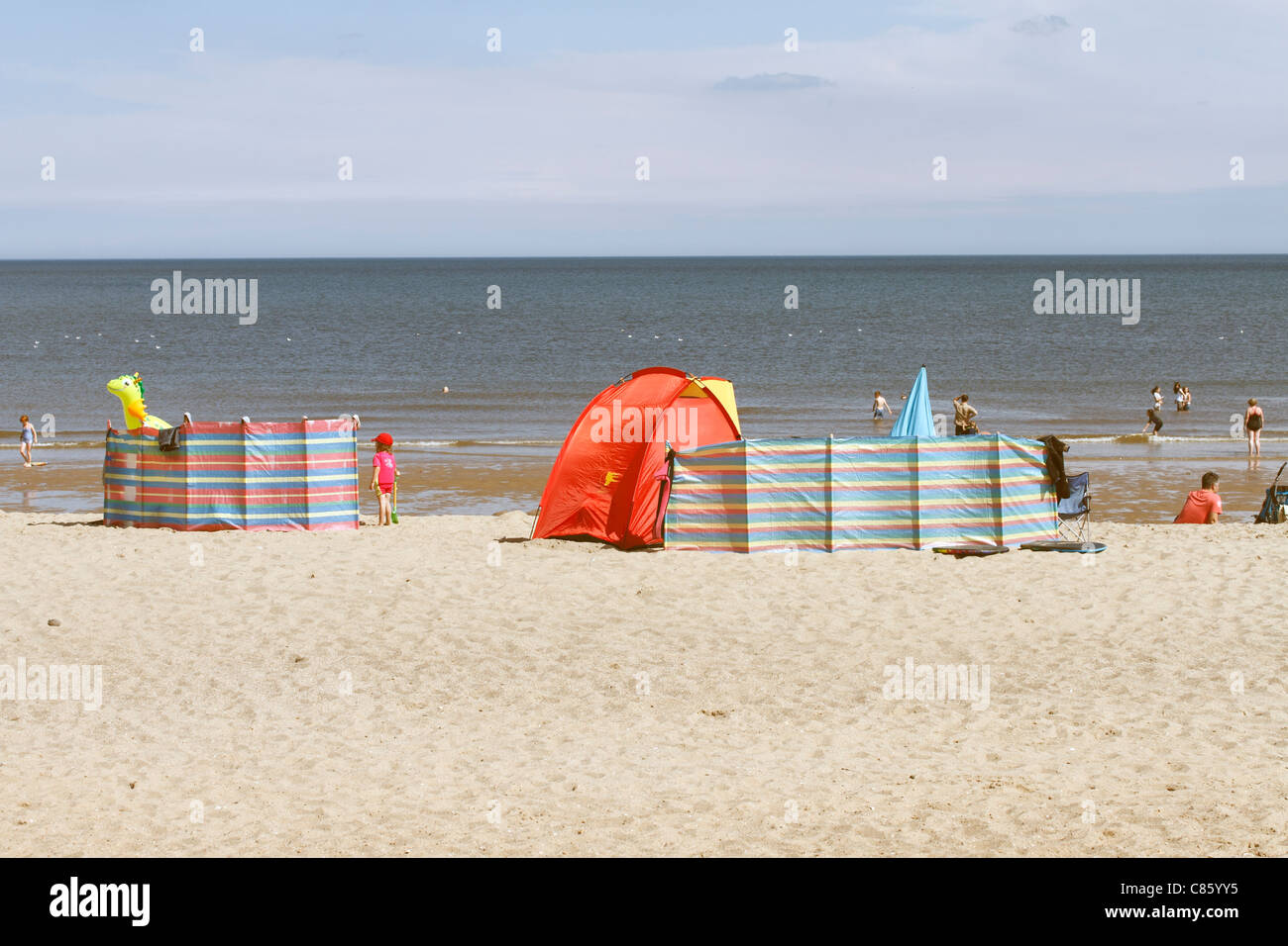The beach at Sutton-on-Sea Stock Photo - Alamy