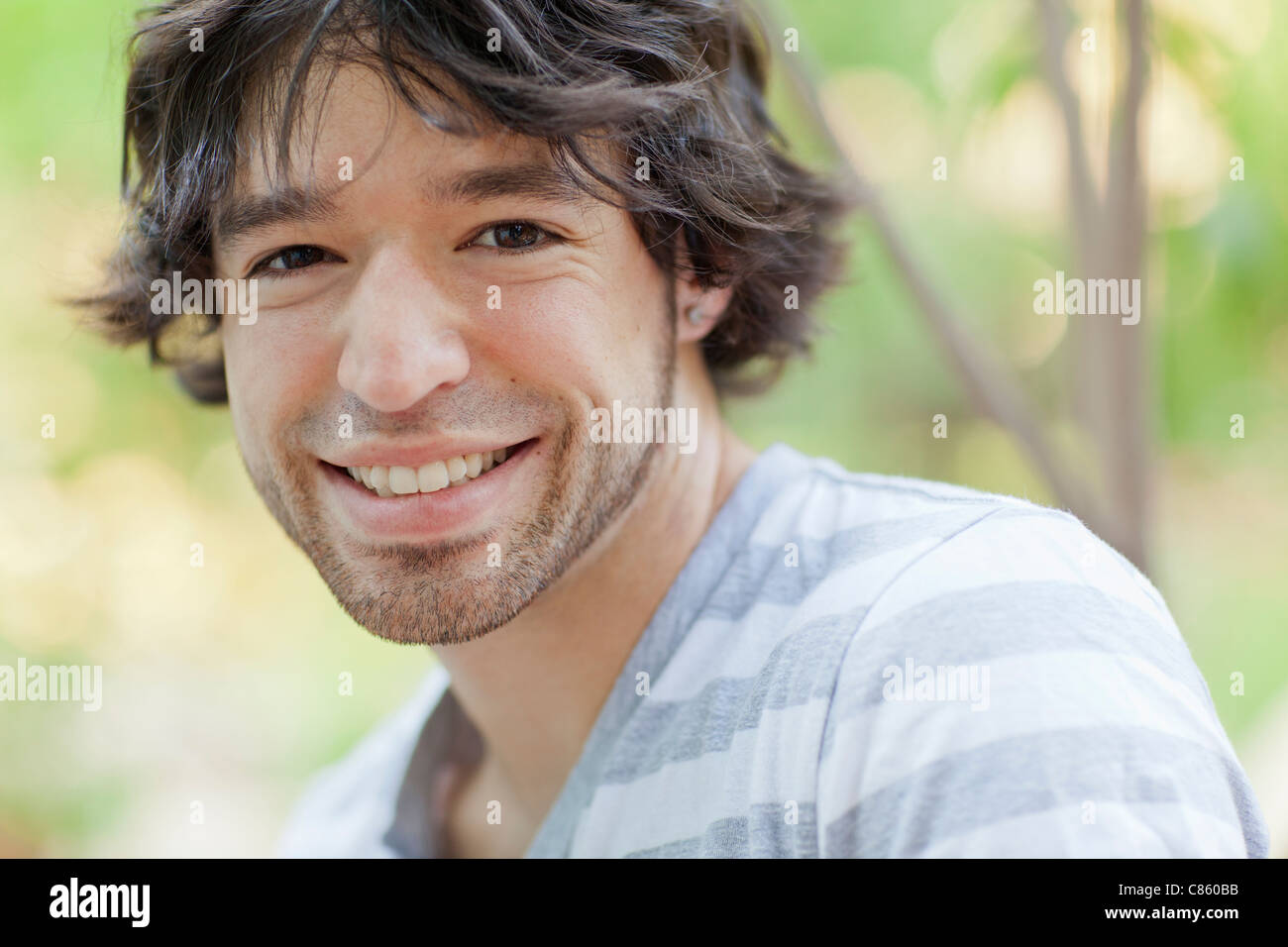 Smiling mixed race man Stock Photo - Alamy Smiling mixed race man Stock Photo - Alamy