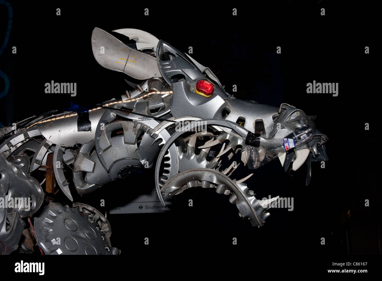 skeleton ghost rider horse effigy costume drama Stock Photo - Alamy