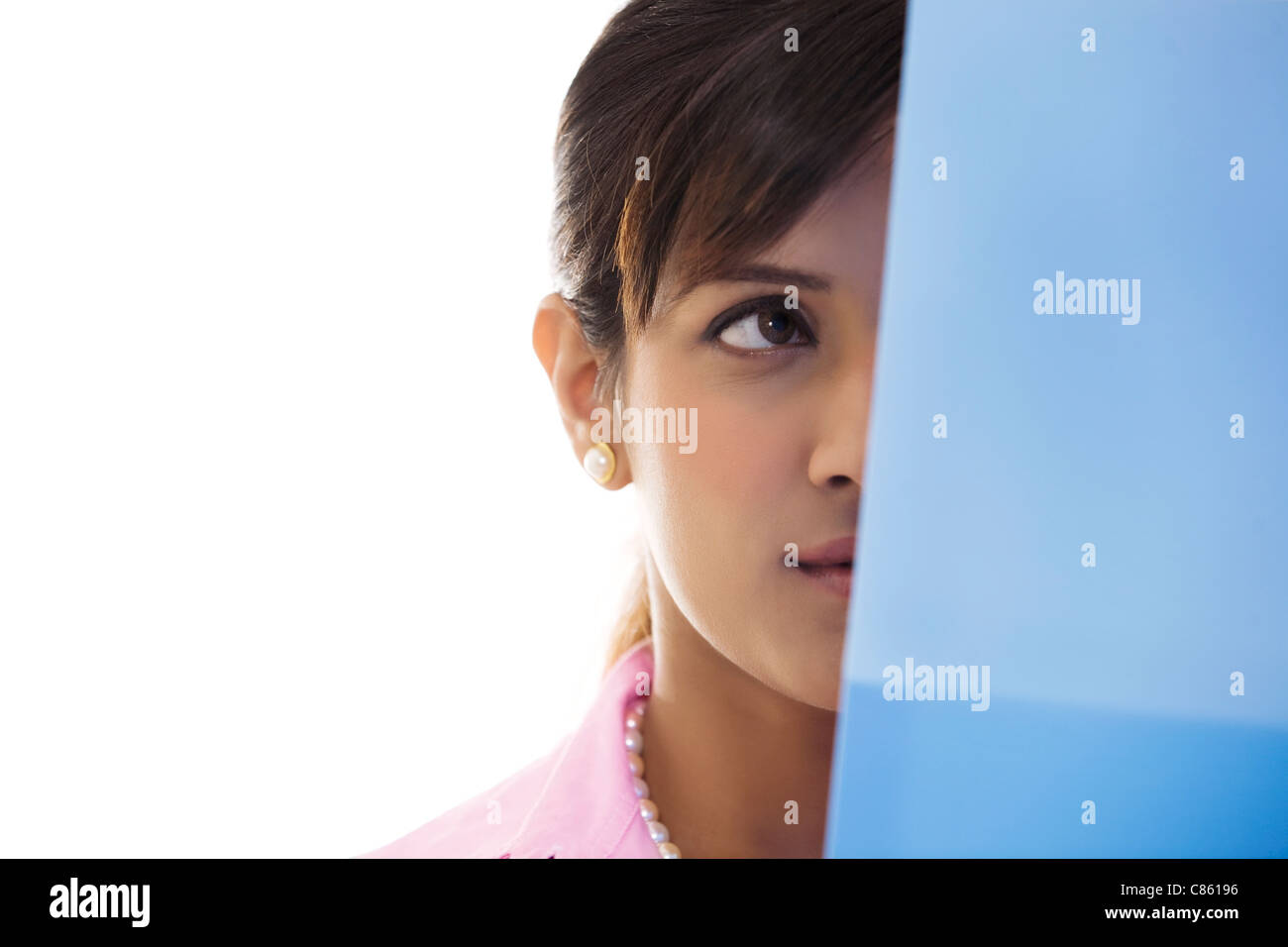 Half hidden hi-res stock photography and images - Alamy