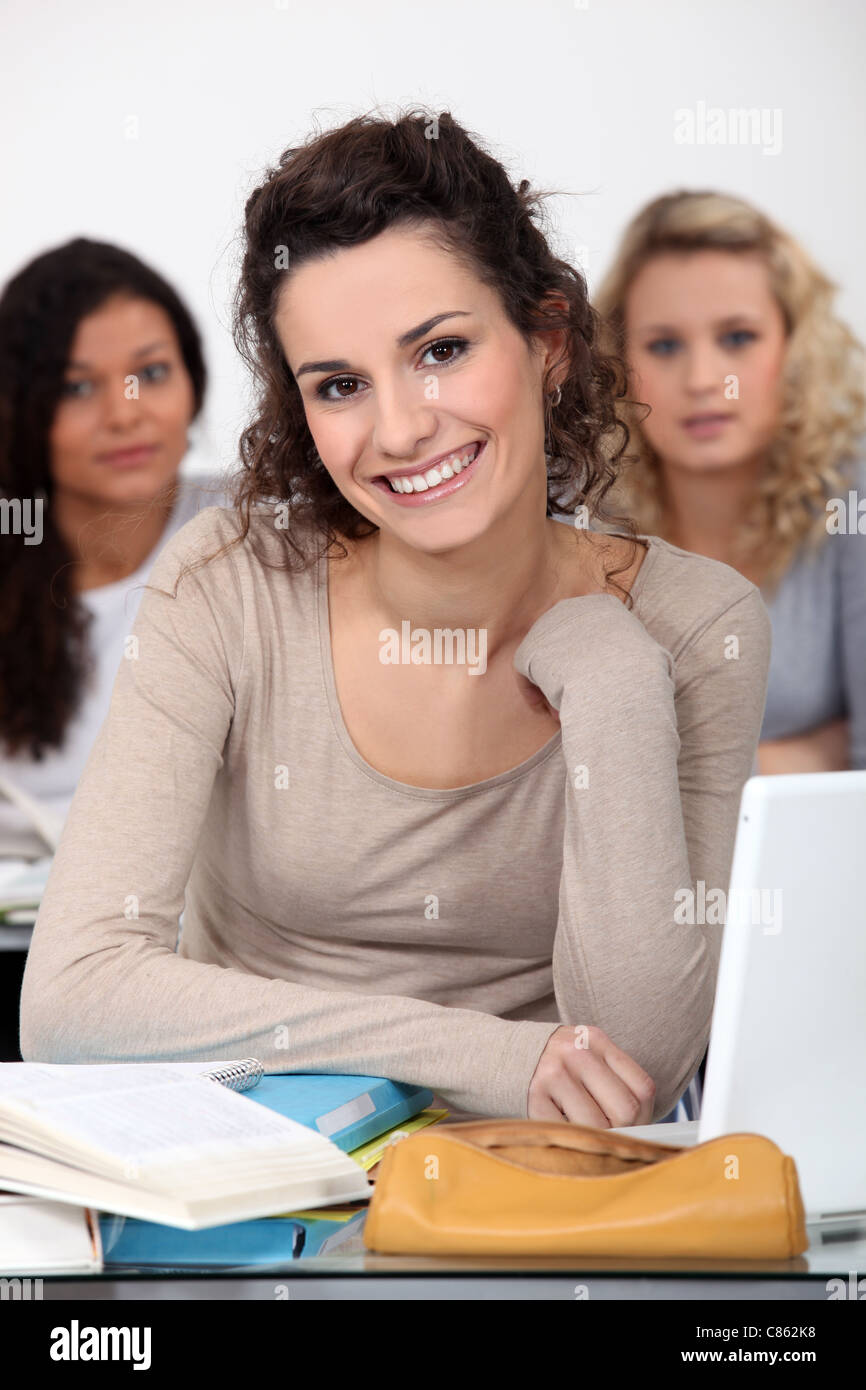 Portrait of an attractive university student Stock Photo - Alamy