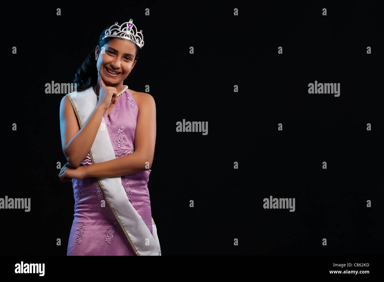 Beauty queen pageant sash hi-res stock photography and images - Alamy