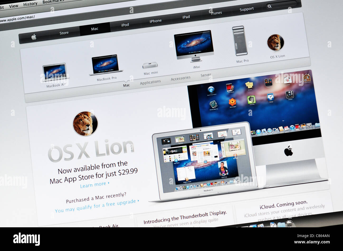 Apple store website Stock Photo - Alamy