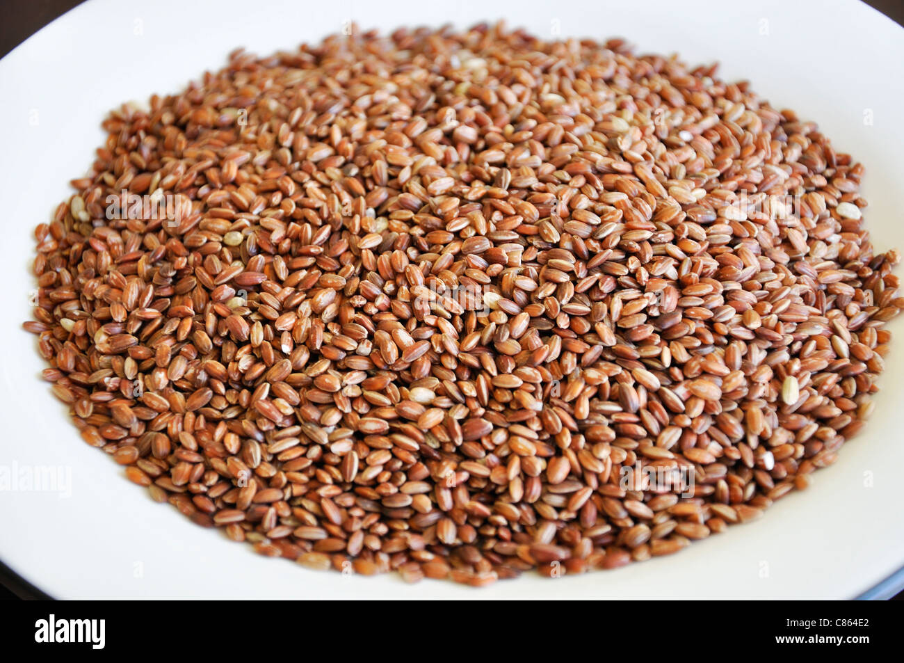 Bhutanese red rice Stock Photo - Alamy
