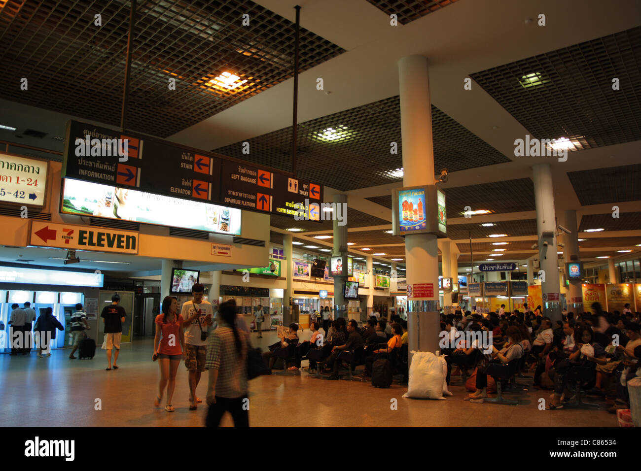 Northern bus terminal , Bangkok , Thailand Stock Photo - Alamy